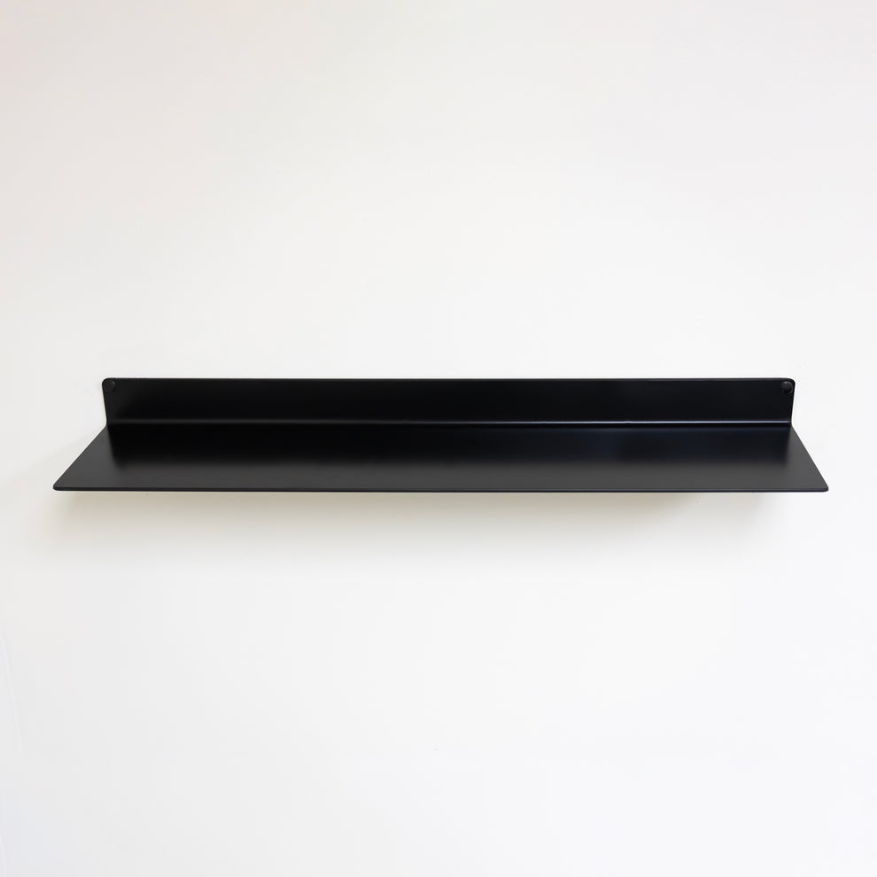 Modern Metal Floating Shelf | Handcrafted Steel Shelving – Tenza
